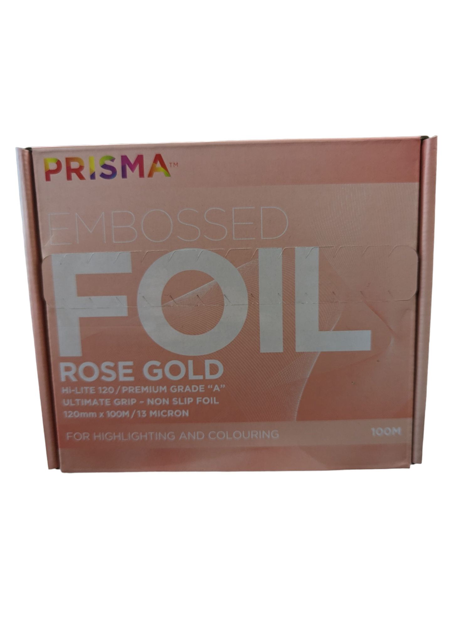 Prisma Embossed foil Rose gold – Hair Cosmetics